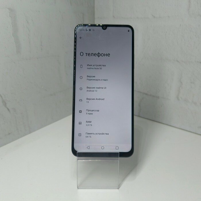 Смартфон realme Note 50 3/64 Черный — фото 1