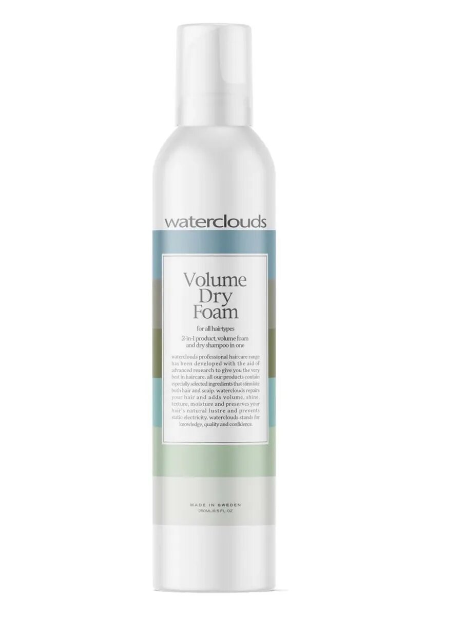 Waterclouds 2в1 Пенка+Сухой шампунь Volume Dry Foam 250 мл