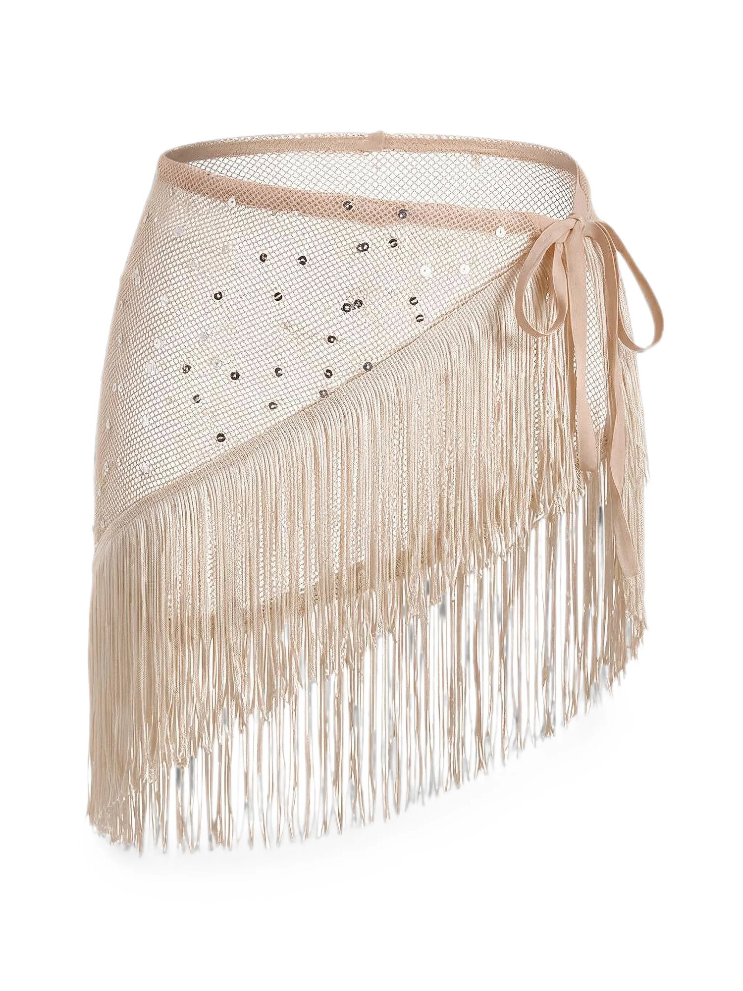 Накидка VICOLO Sequin-embellished fringed sarong, размер OneSize — фото 1