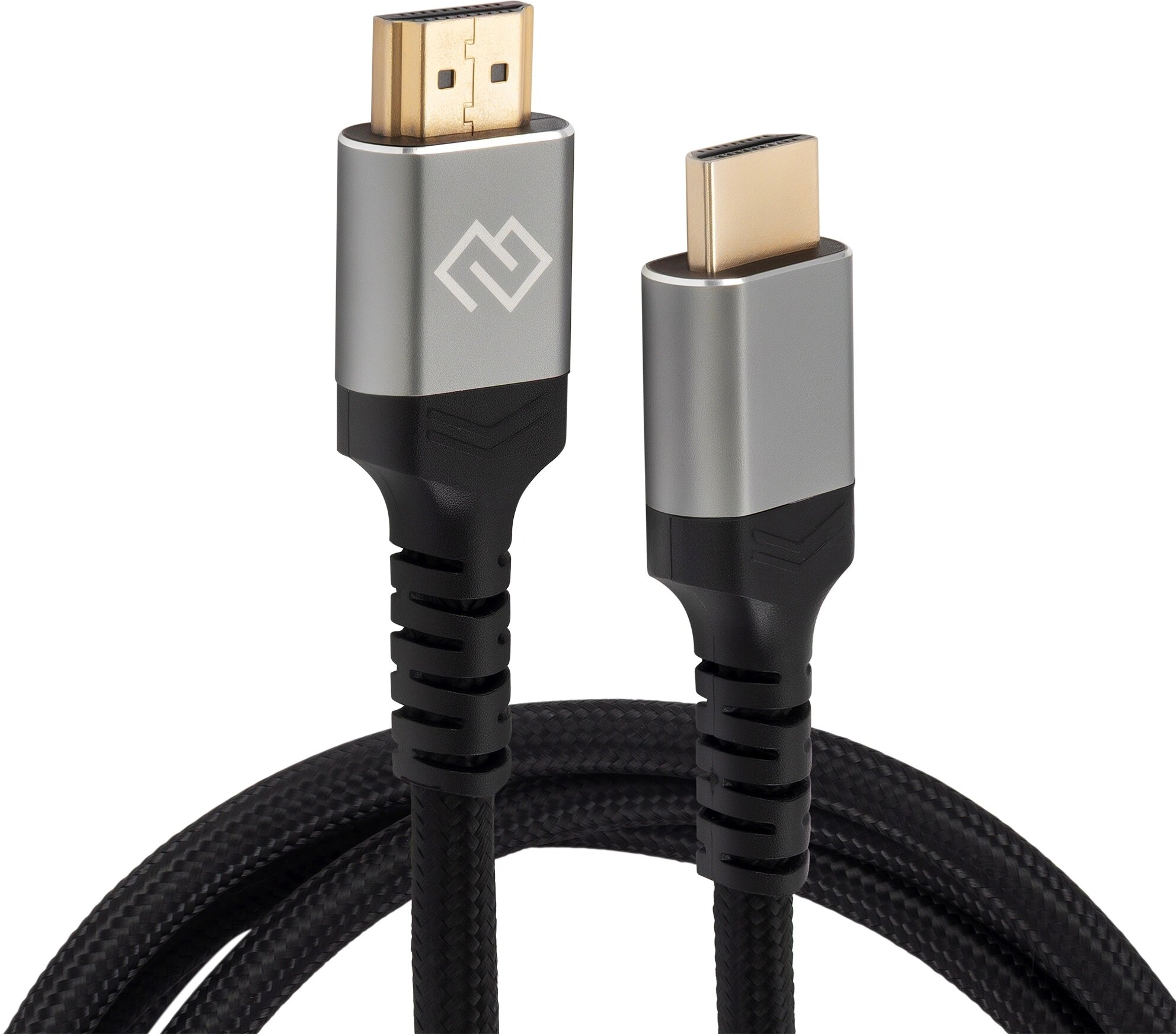 Кабель аудио-видео Digma HDMI (m)/HDMI (m) 1.5м. феррит. кольца позолоч. конт. черный (D-HDMI-2FF-V2.1