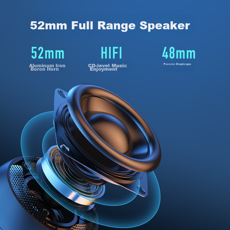Soaiy S35max Bluetooth Speaker, Small Sound System, Subwoofer, Car And Home Use, Portable Mini USB Drive, FM Radio, 3D Surround Sound, Card Slot, Gift, Intelligent Black