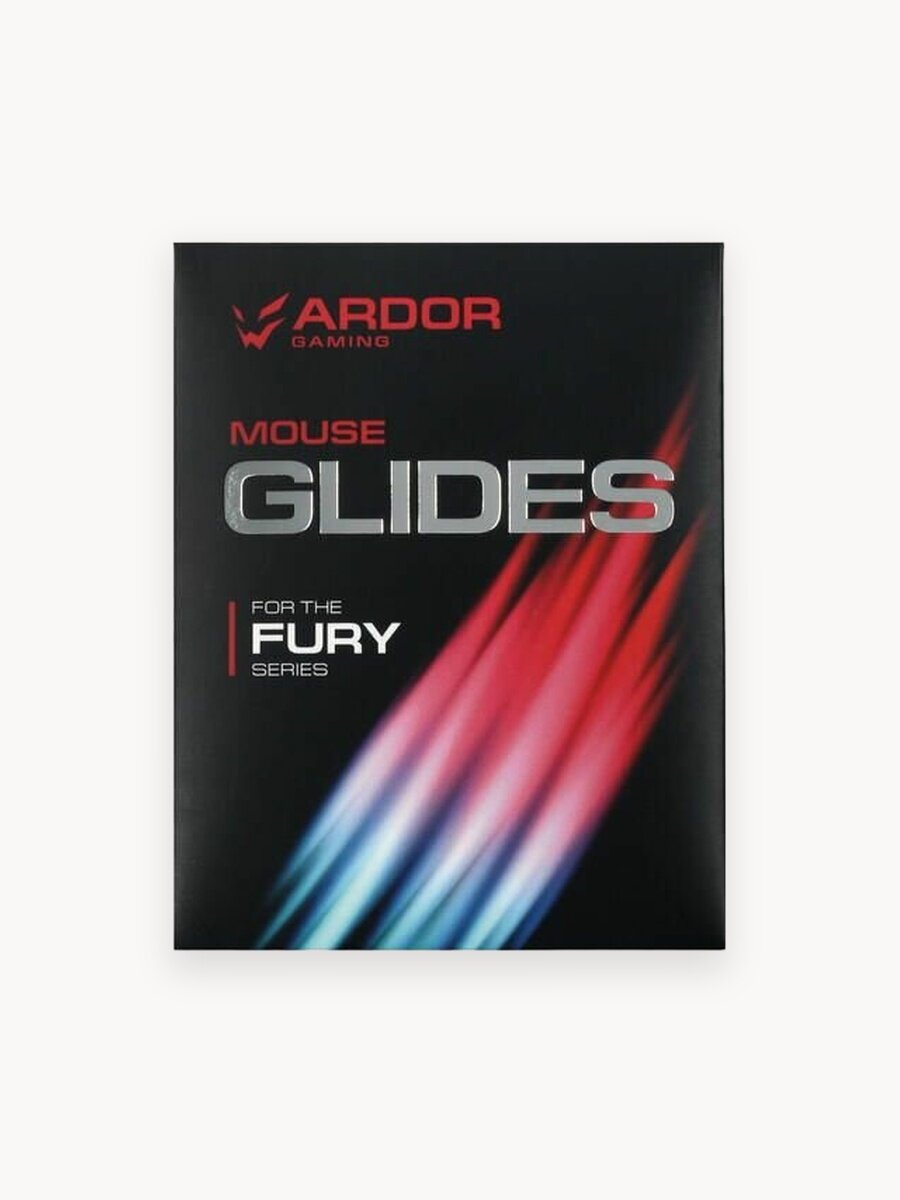 Глайды / ножки тефлоновые для мыши ARDOR GAMING Fury, износостойкие, белый