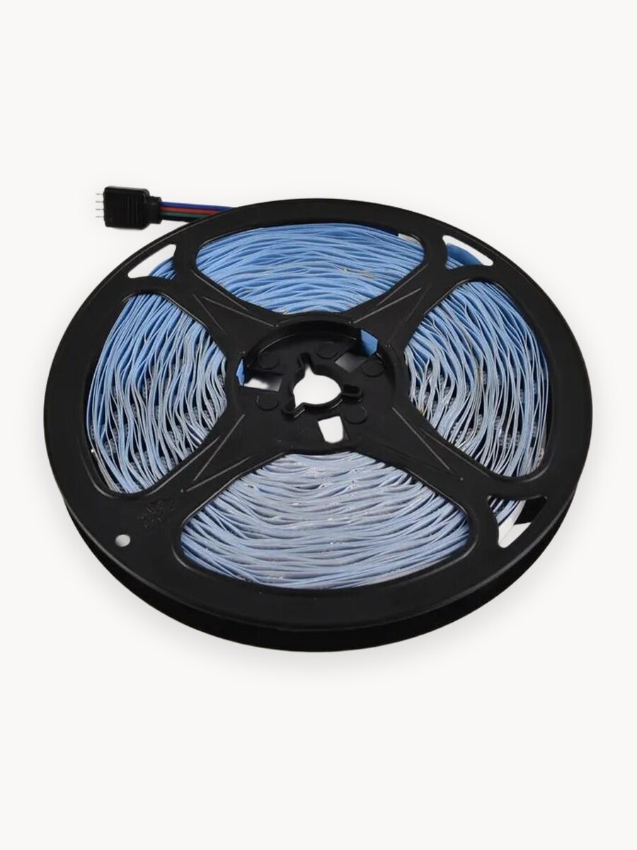 Светодиодная лента RGB 20м 24v ЭРА 5050Kit умная с пультом и блоком питания, 16 млн цветов, 12 Вт