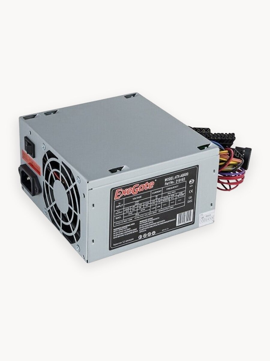 Блок питания Exegate 400W AB400 ATX EX219183RUS OEM