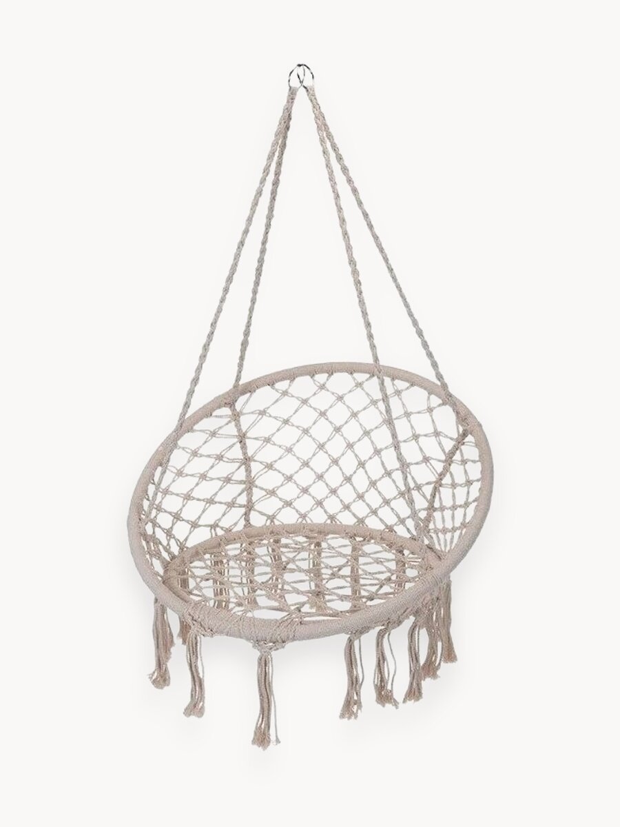 Подвесное кресло CoolWalk без подушки, 80х120 см, выдержит до 120 кг