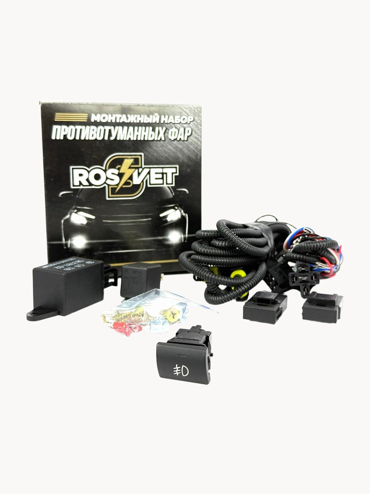 Набор подключения противотуманных фар Lada Vesta NG / штатная кнопка