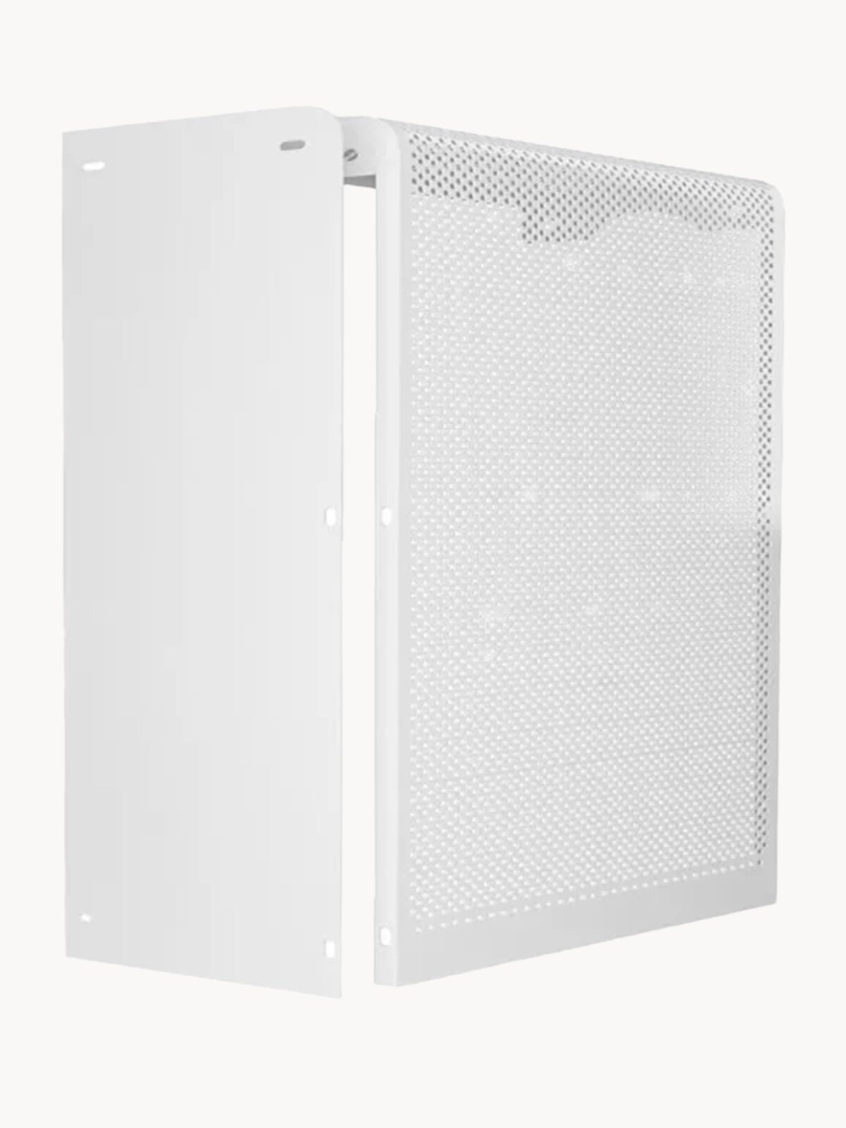 Боковина экрана радиатора 610x140мм сталь белая, марка "ЭРА"