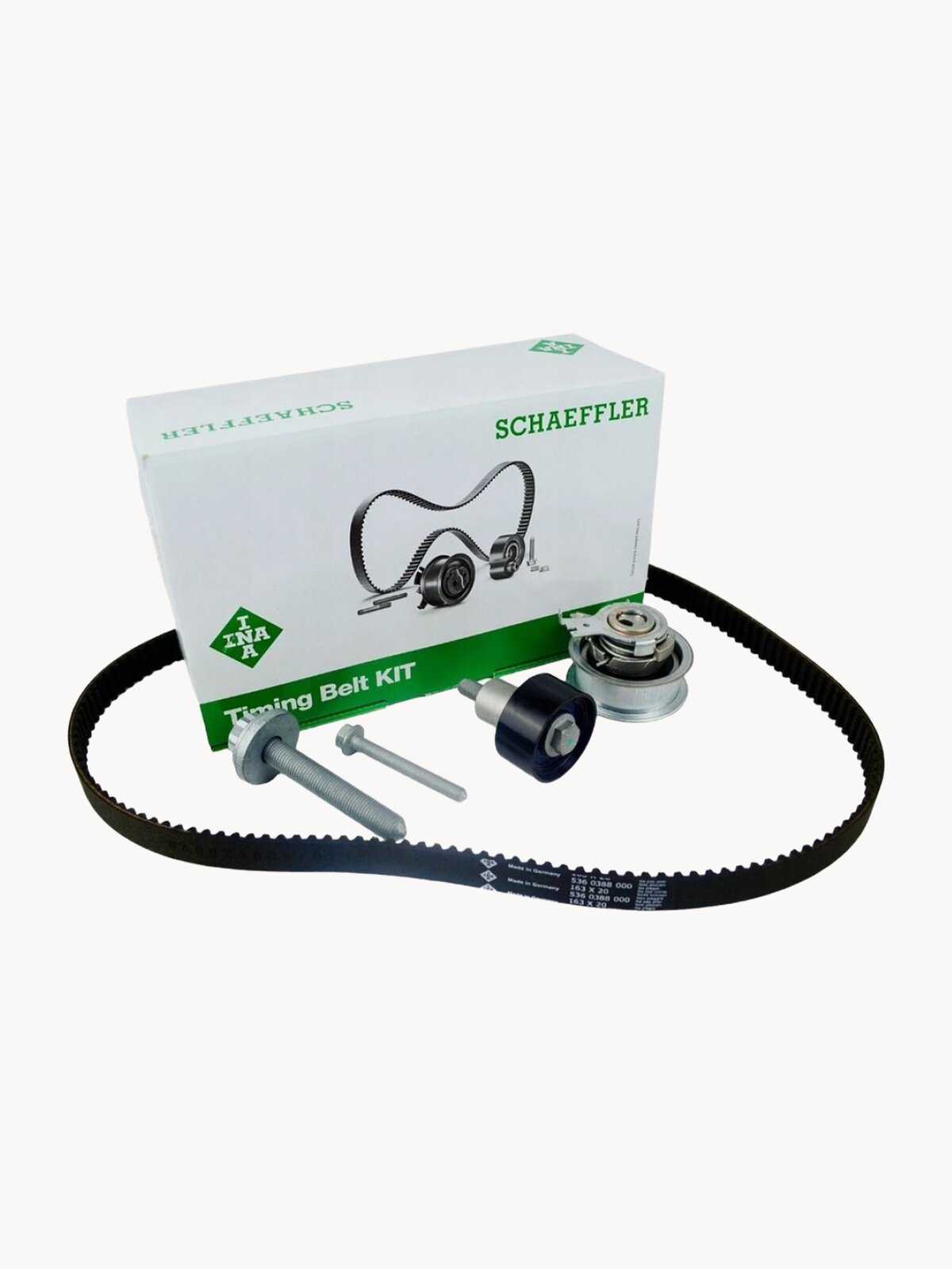 Комплект ГРМ 100% оригинал Polo Tiguan Passat Rapid Octavia Karoq Kodiaq K015680XS 530059211 INA артикул - 5300592100