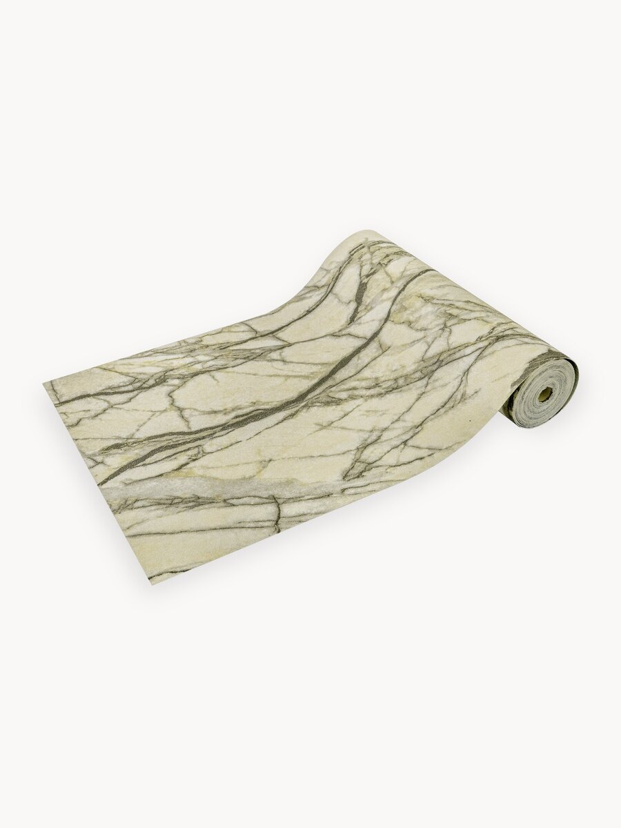 Самоклеящиеся термоизоляционные обои LAKO DECOR 50x600 см, толщина 2,5 мм, Светло-коричневый мрамор