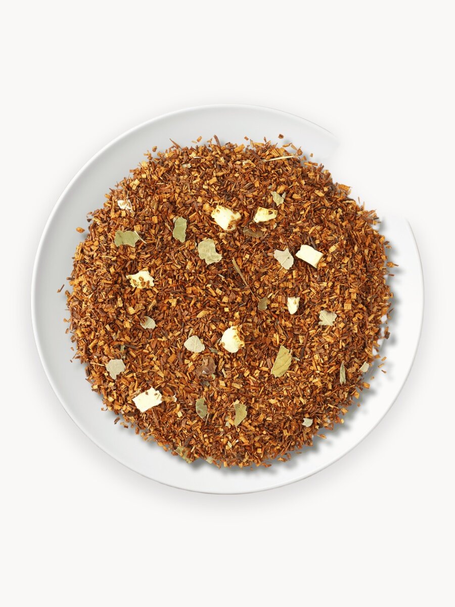 Африканский травяной чай Ройбос (Ройбуш) с апельсином и листьями ежевики Апельсин с медом от Полезный чай / HEALTHY TEA, 50 г