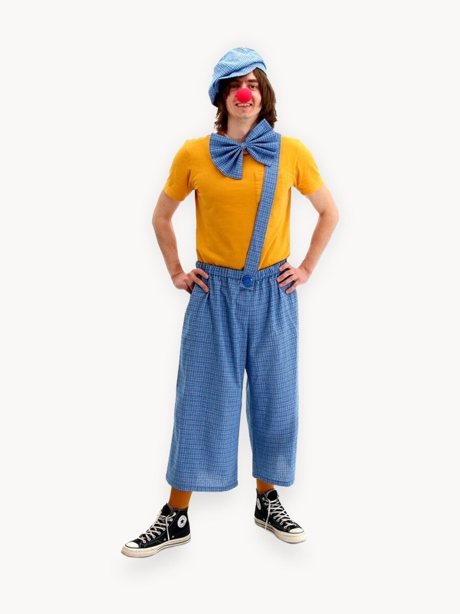 Карнавальный костюм Страна Карнавалия "Клоун с бабочкой", полиэстер, размер 48-56