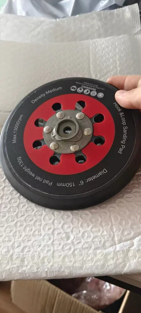 Круг шлифовальный 150 мм Hook & Loop Sanding Pad Density: Medium Max:13000rpm