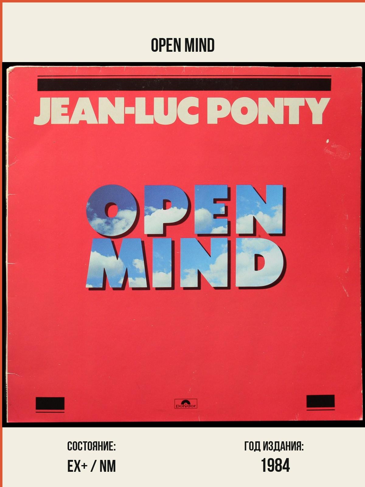 Виниловая пластинка Polydor Jean-Luc Ponty – Open Mind