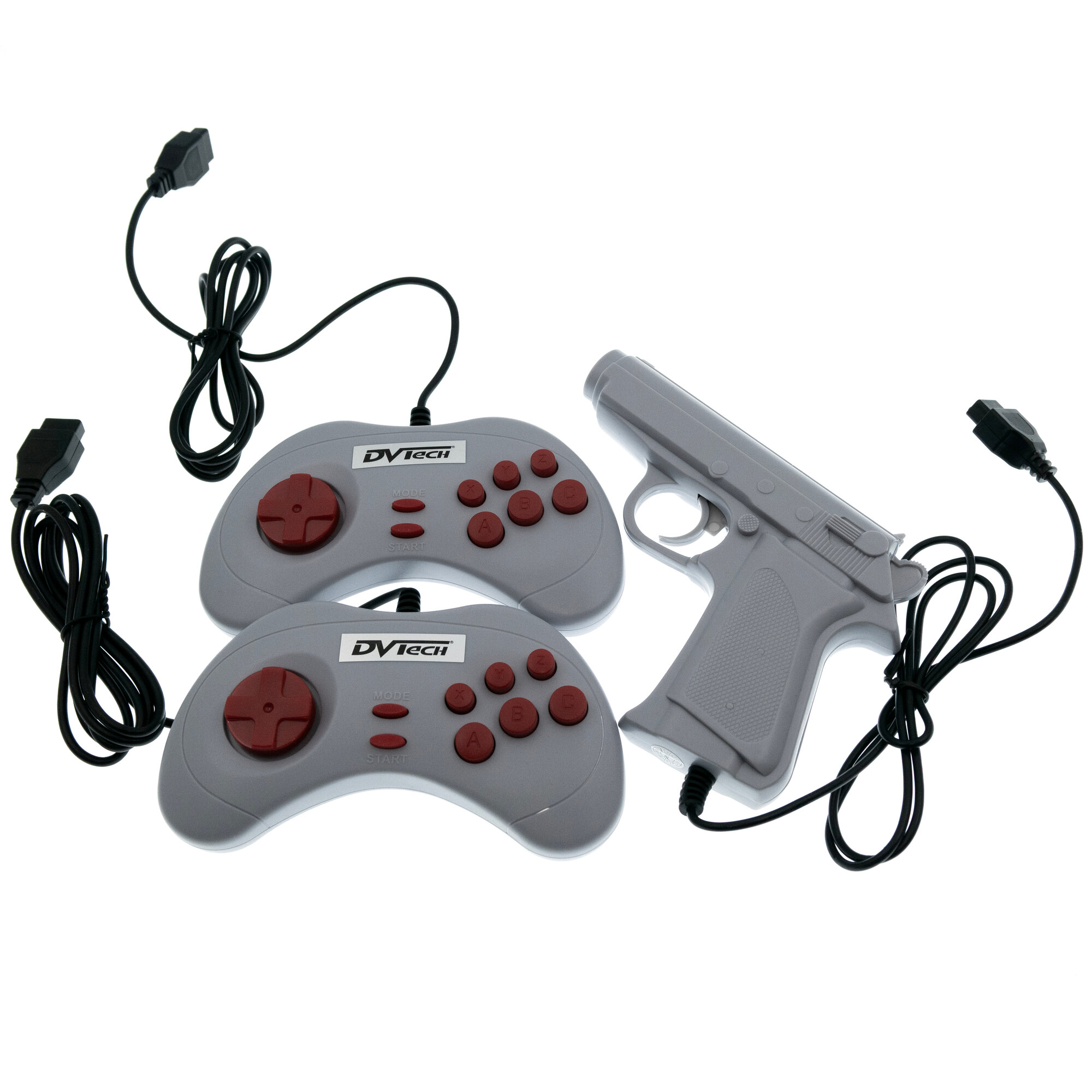 Джойстики DVTech + Cветовой пистолет для игровых приставок 8-bit