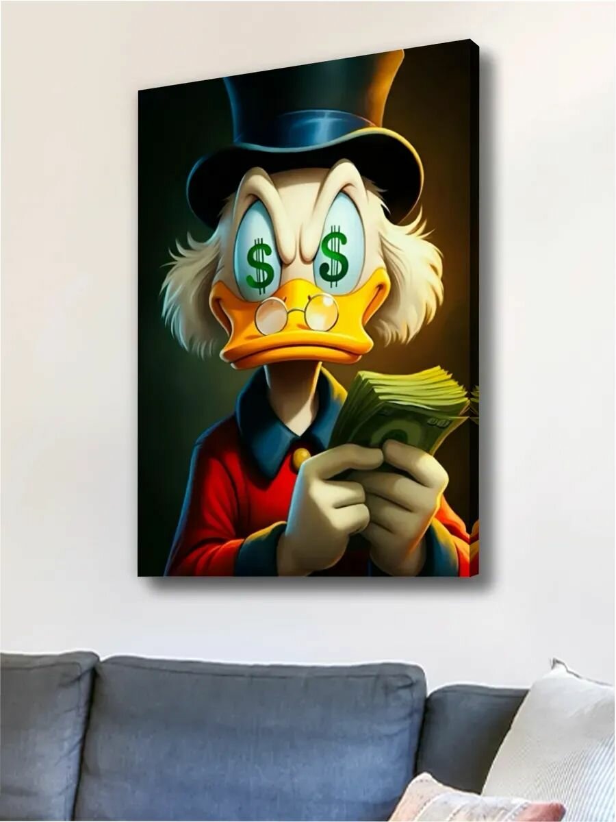 Картина Долларовый взгляд 30х40см на стену 1шт.