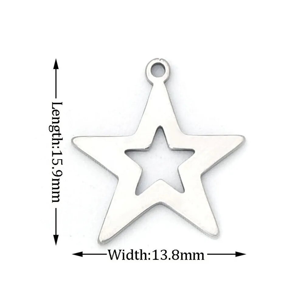 10 шт, подвески слон из нержавеющей стали moonrise Style 5