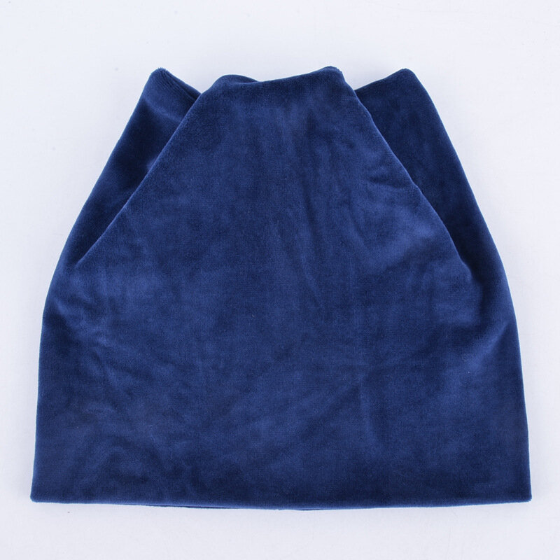 Милая бархатная шапка с кошачьими ушками для женщин, осенне-зимняя защитная шапка-пуловер, вязаная шапка