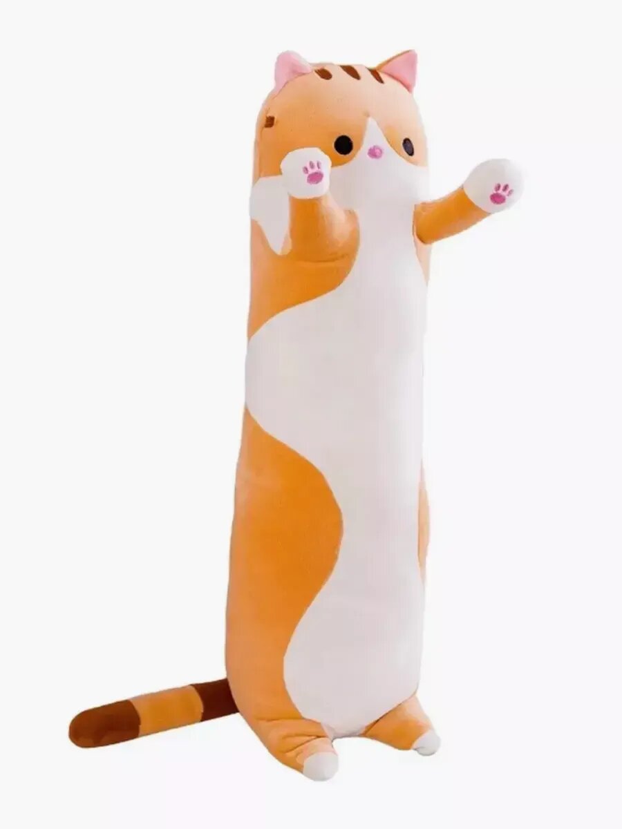 Кот батон 130 см рыжий
