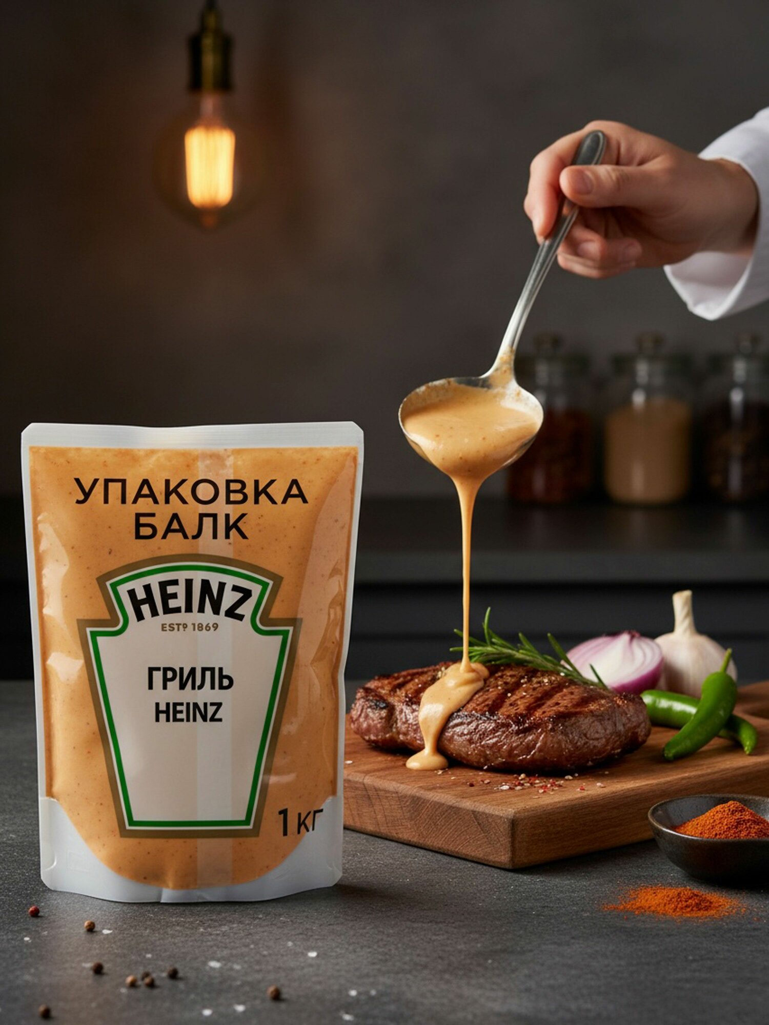 HEINZ (Хайнц) Соус Гриль (балк), 1кг