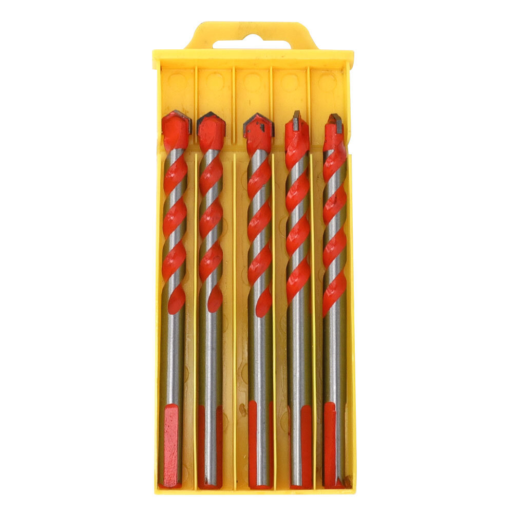 5шт Сверла С Высокой Износостойкостью Из Сплава С Головкой Сверлильный Инструмент для Дерева, Бетонной Стены, Отверстия 10 мм