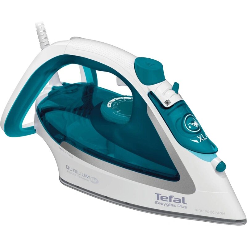 Утюг Tefal FV5718E0 2500Вт, белый/зелен