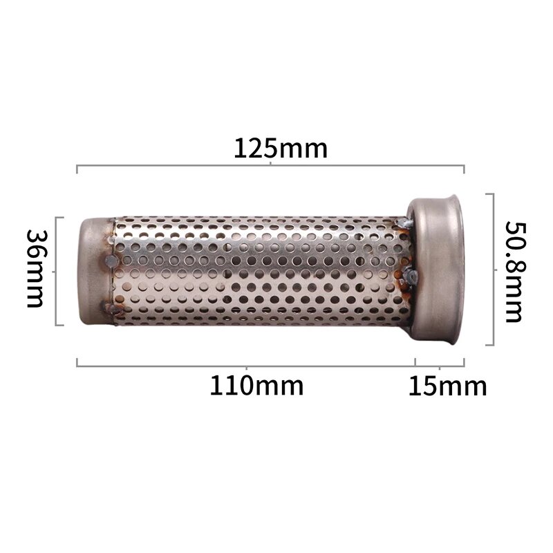 51 мм 60,5 мм универсальный мотоциклетный глушитель, глушитель обратного давления DB Killer, каталитический шум, шум, устраняет побег, Коричневый