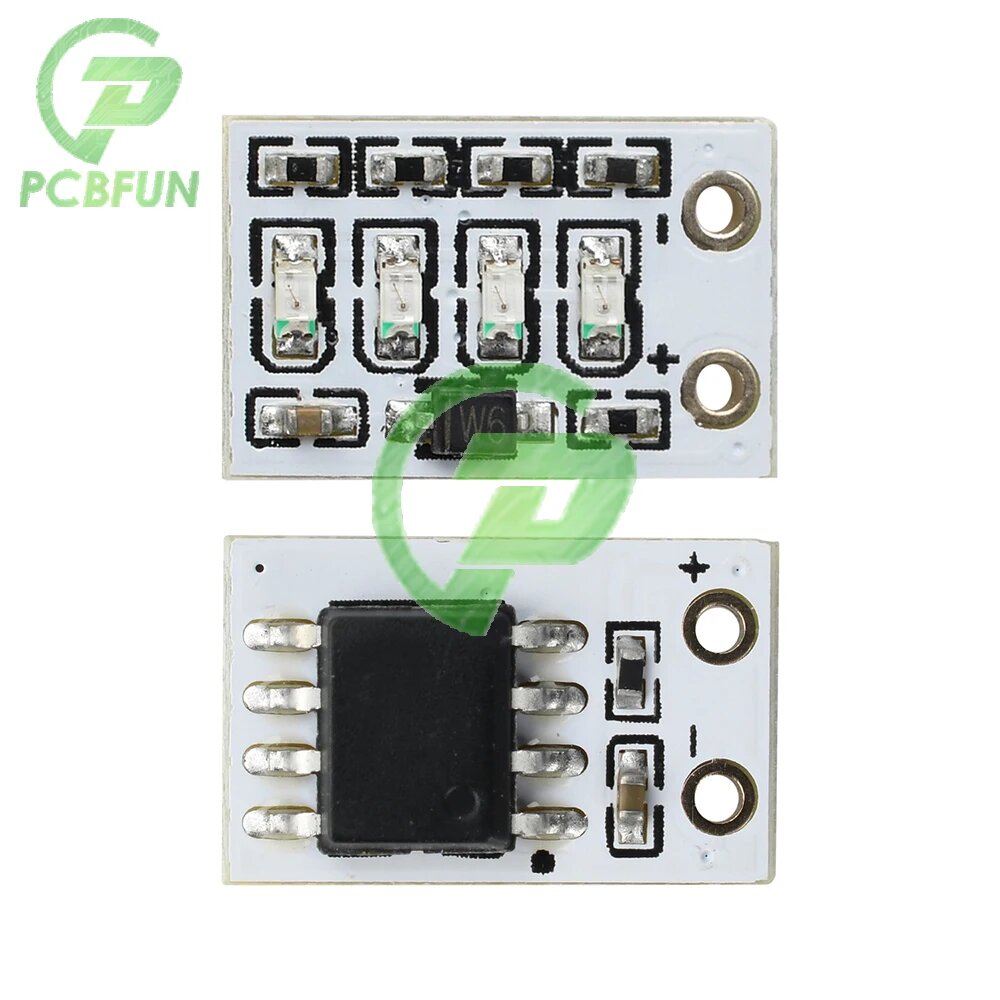 Мини-индикатор уровня заряда батареи 1S/2S/3S pcbfun 2S