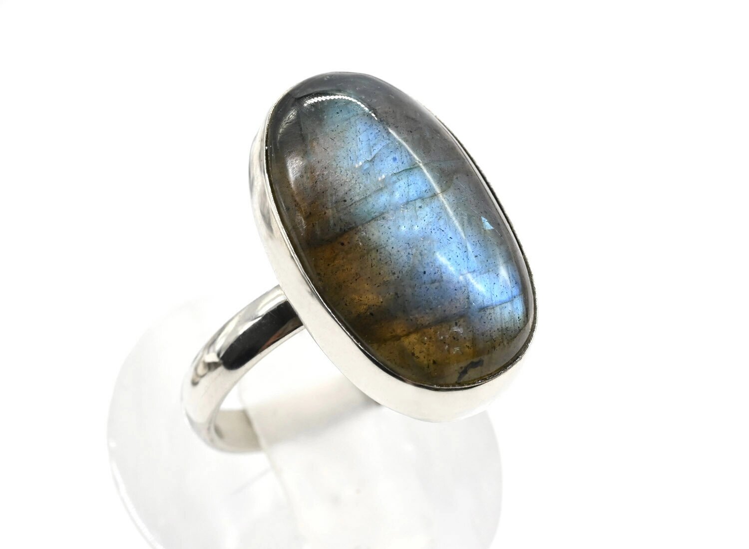 Кольцо, лабрадорит