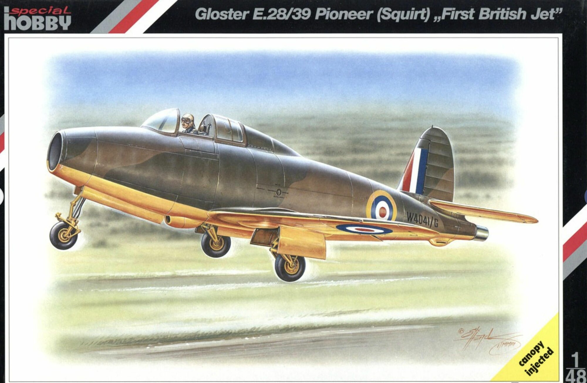 Special Hobby SH48017 1/48 Gloster E.28/39 Pioneer(Squirt) Первый британский сборная модель самолета