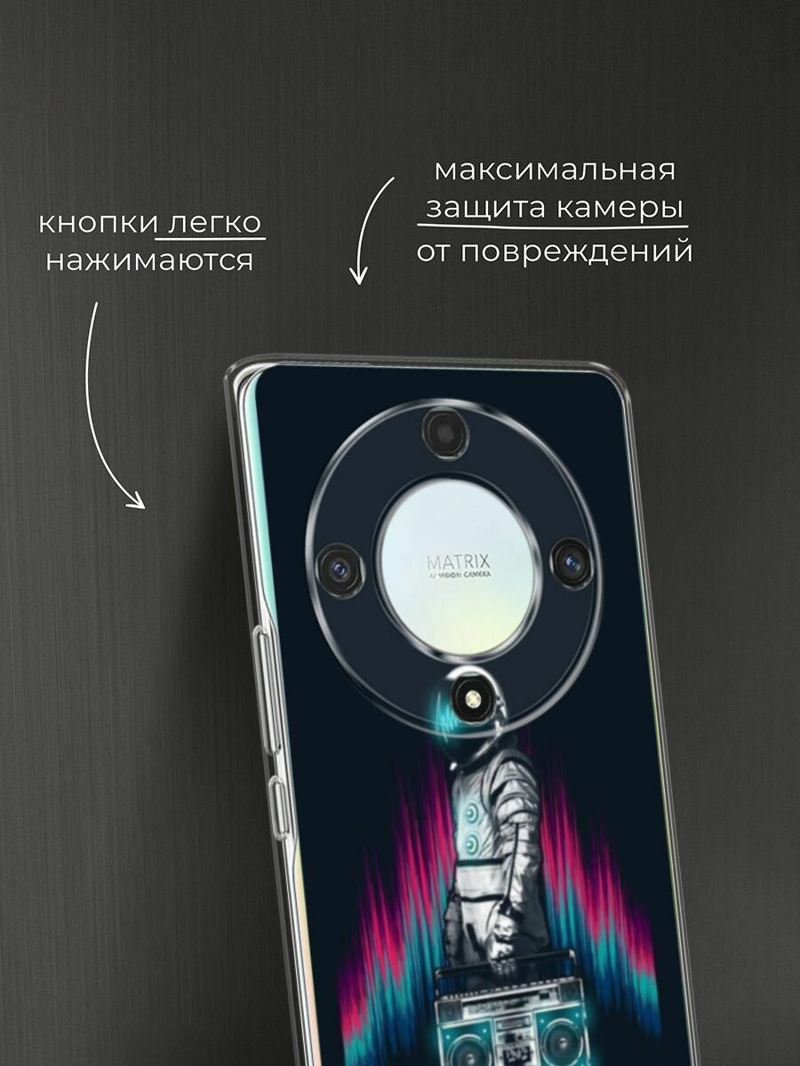 Чехол на Honor X9A / Хонор X9A с принтом "Космическая вечеринка" — фото 1