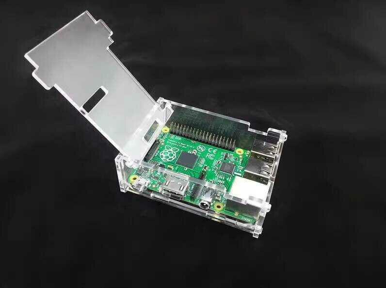 Акриловый Корпус Для Raspberry Pi 3/4 Поколения B+ СовмеСтимый С Установкой Вентилятора Тип опции доставки: Универсальныйакриловыйчехол2/3по
