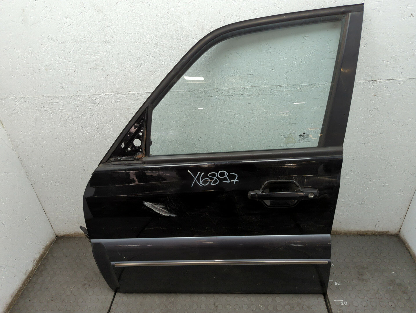 Дверь боковая (легковая) левая передняя Hyundai Terracan Б/У