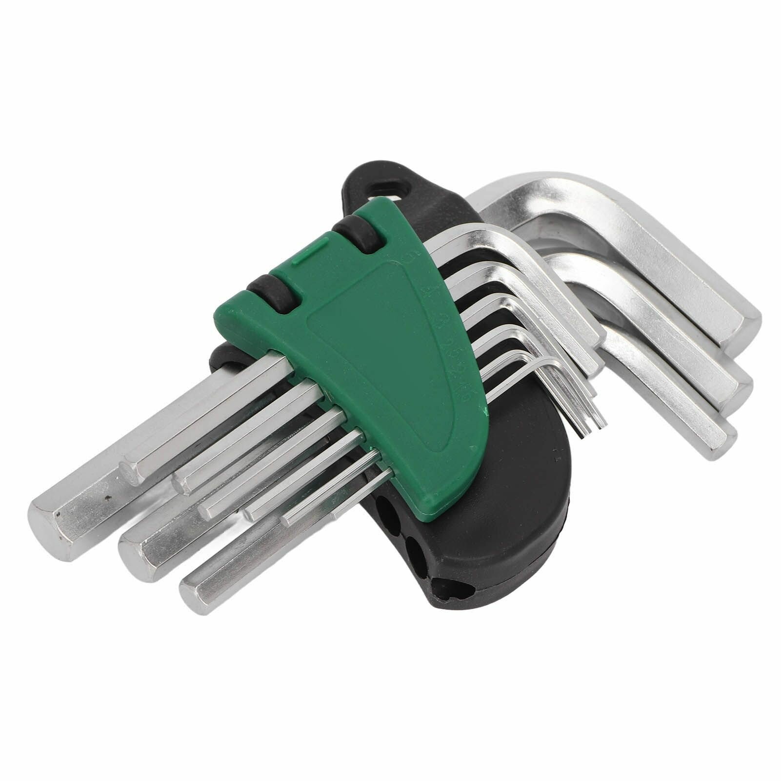 Набор из 9 предохранительных ключей для тату-машины, хром-ванадиевая сталь, 1.5-10 мм, универсальный инструмент для мастеров татуировки и ремонта