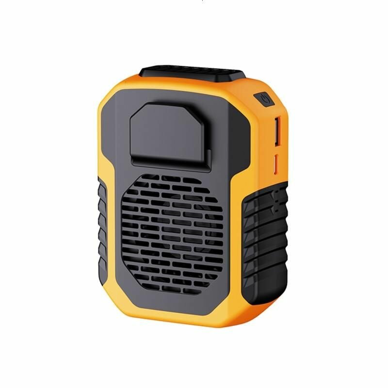 Ременный вентилятор для рук, носимый на талии, для экстренных случаев, для спорта, путешествий, кемпинга, ручной кондиционер, Оранжевый