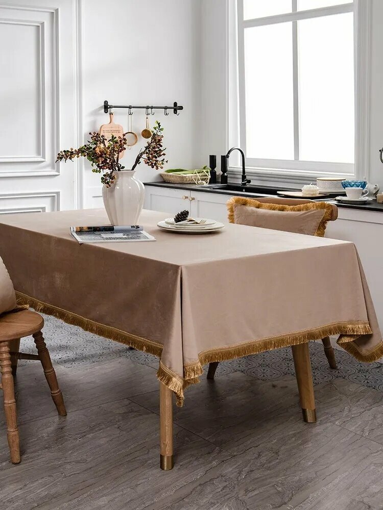 AiWinsure Скатерть Микровельвет 140x200см