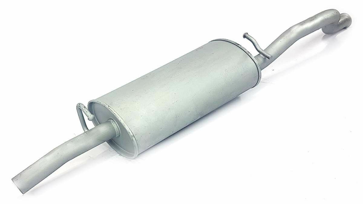 Глушитель основной в сборе лада веста (овальный бачок) / Экрис