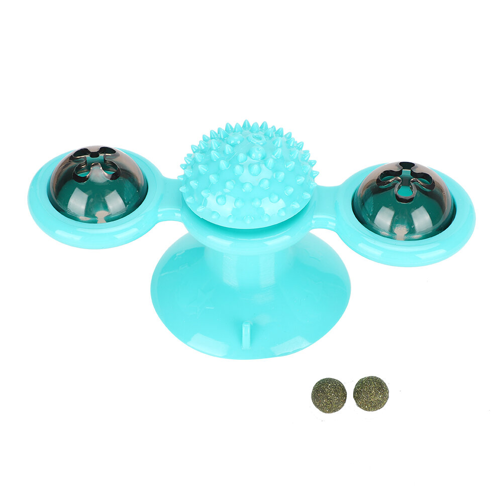 Игрушки для домашних животных: головоломка для кошек, тренировочная вращающаяся подставка, ветряная мельница, мячик-когтеточка.