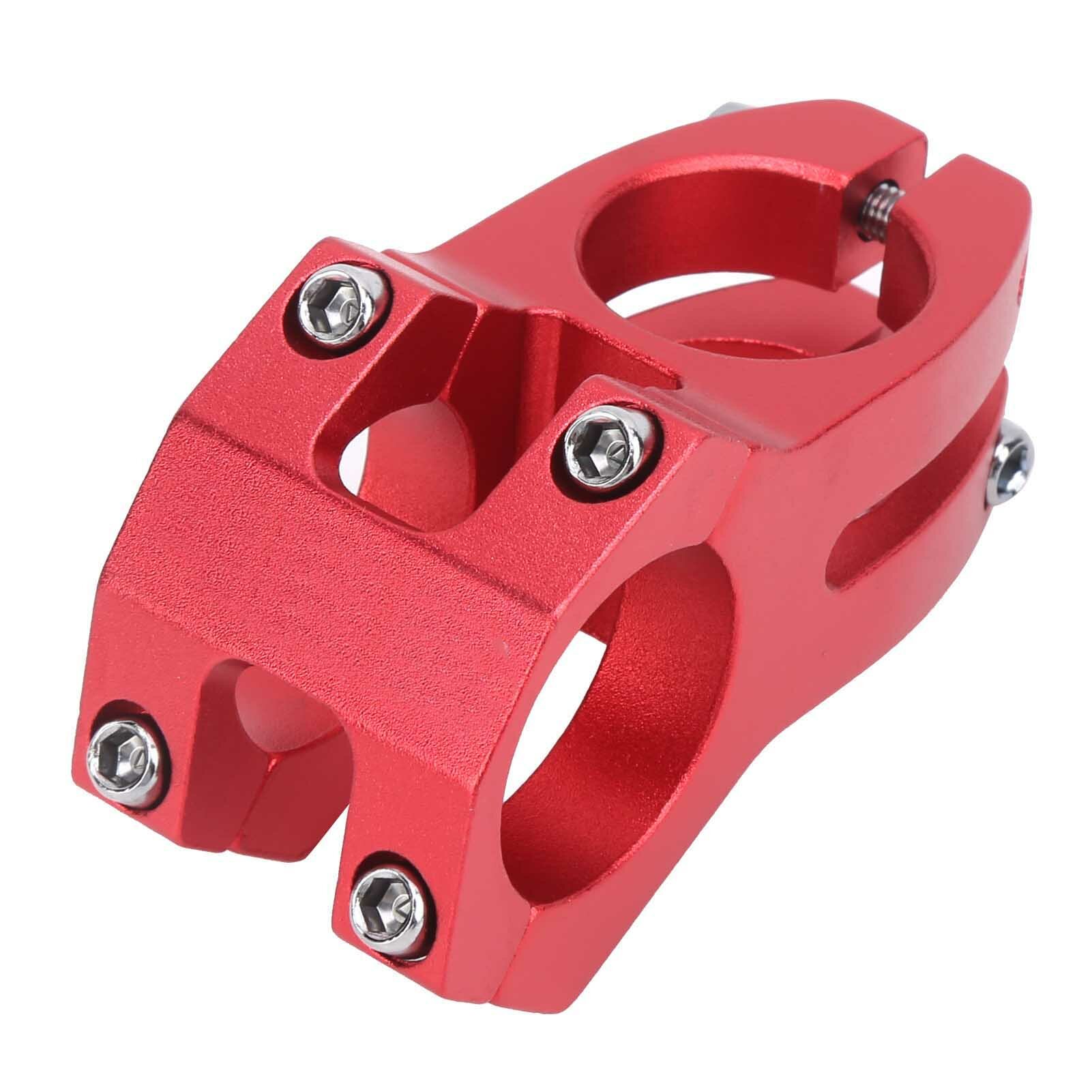 Вынос руля для горного велосипеда LUNJE 31.8X45MM из алюминиевого сплава, полый, короткий, красный.