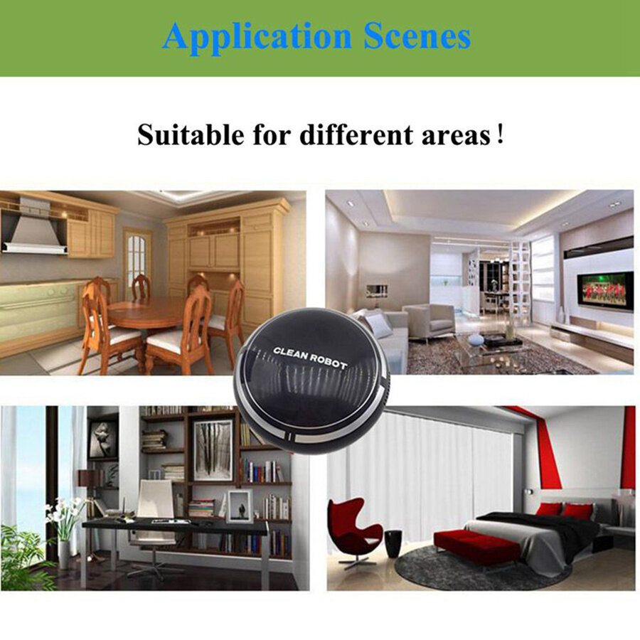 1 Шт Автоматический Перезаряжаемый Робот-Уборщик С Интеллектуальным Рулевым Управлением Мощностью 5 Вт