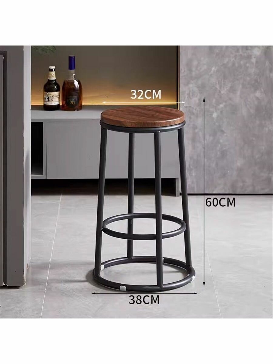 Барный стул, 1 шт. можно выбрать длину 55 см или 60 см