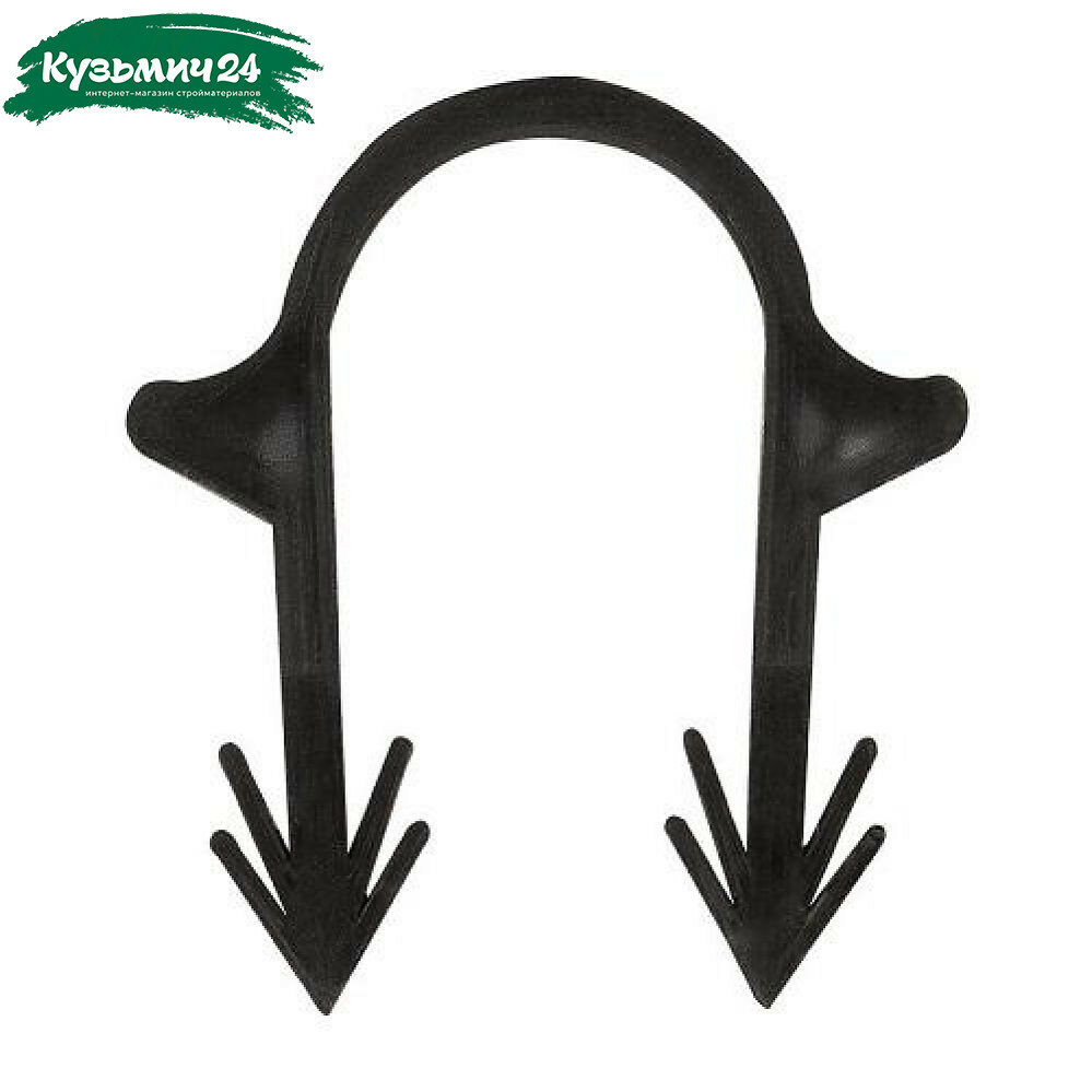 Скоба для крепления труб теплого пола на ленте Tim P1620-2 клипса якорная, 43 шт.