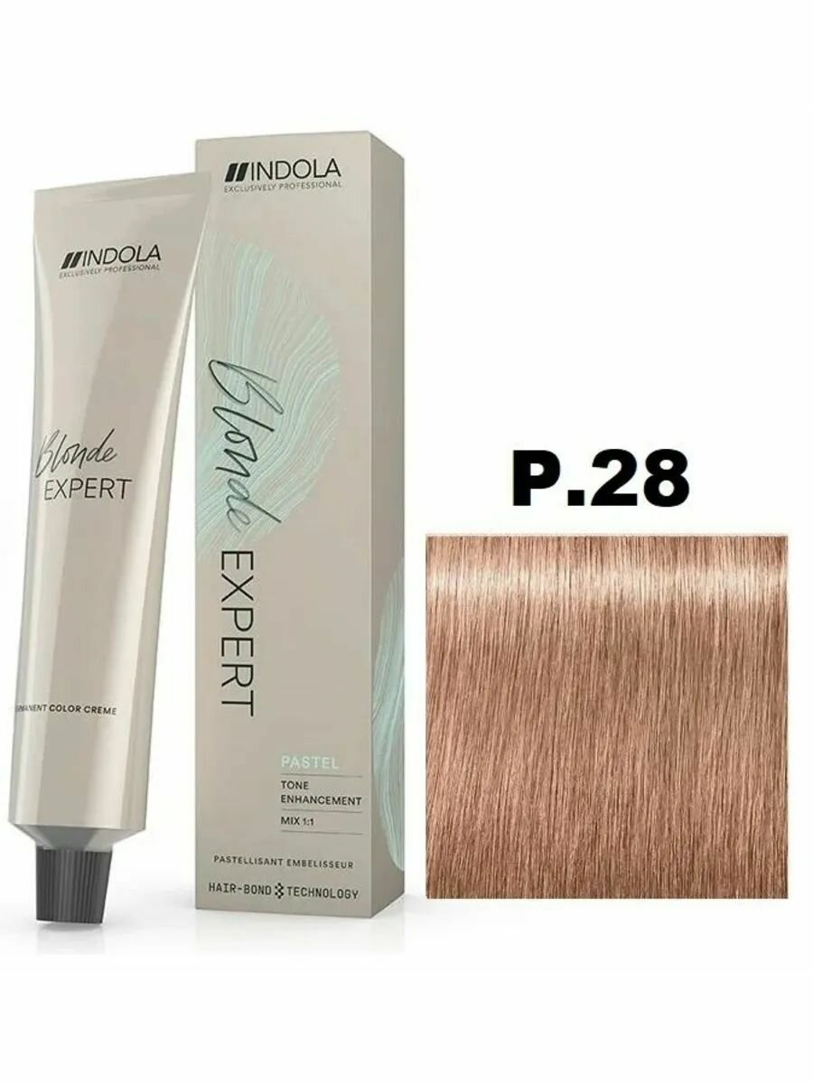 P.28 Краска для волос Indola Blonde Expert Pastel, 60мл