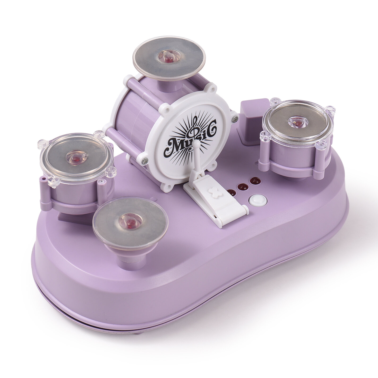 Мини барабанная установка для пальцев Touch Drum перкуссионный инструмент ремесленный настольный инструмент игра музыкальный подарок для улучшения ловкости рук с несколькими режимами портативная мини барабанная установка для пальцев, цвет: фиолетовый,
