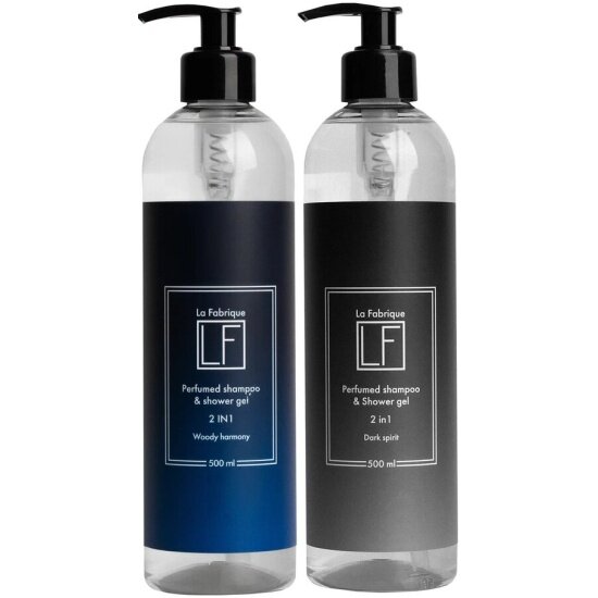 Подарочный набор LA Fabrique Гель для душа - Шампунь 2 в 1 500 мл х 2 шт