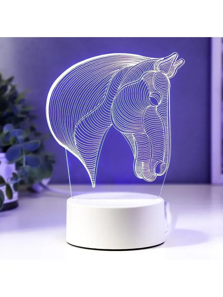 Светильник Лошадь LED RGB от