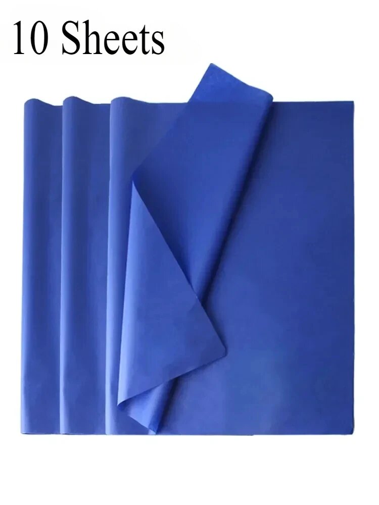 Королевская синяя крафтовая бумага 50x66 см 10 Sheets