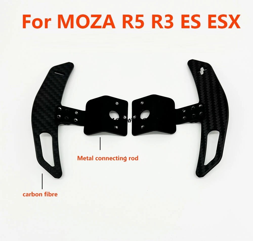 Регулируемые лопасти из углеродного волокна для MOZA R5 R3 ES SX, комплект модификации переключателя весла