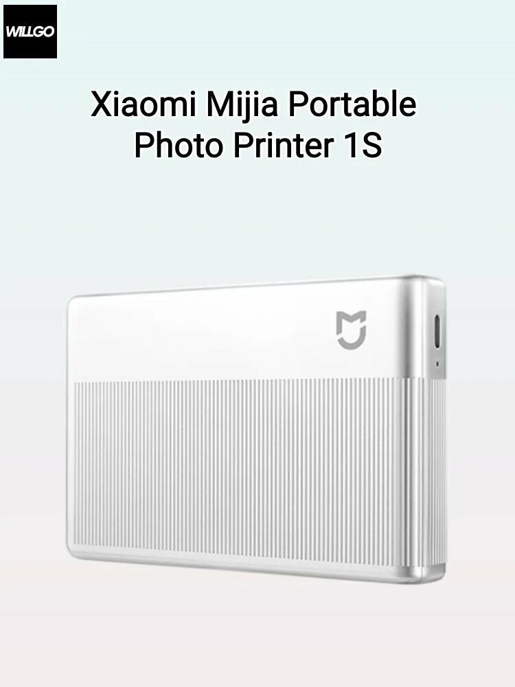 Мини-принтер Карманный фотопринтер Xiaomi Mijia Pocket Photo Printer 1S Беспроводной Bluetooth 5.2 Термопечать AR Video ZINK Технология бесчернильной печати Портативная печать термо