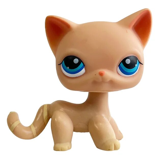 Редкие игрушки LPS из зоомагазина, короткошерстные кошки, оригинальные котята, щенки хаски, лисы, милые животные, винтажные игрушки с качающимися головками