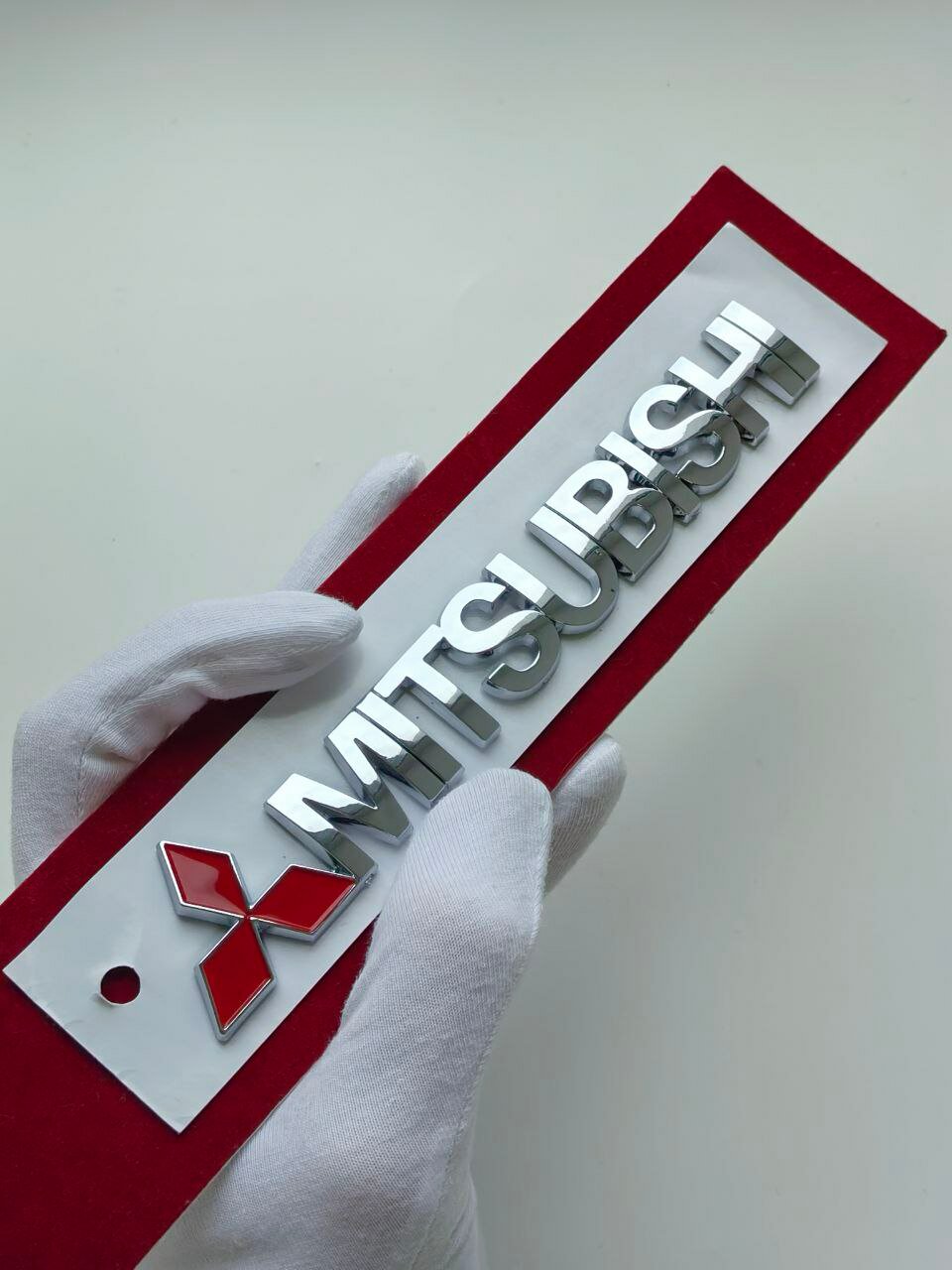 Надпись Mitsubishi 150мм, шильдик Мицубиси 1 шт.